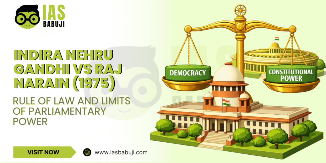 Indira Nehru Gandhi vs Raj Narain (1975) - IAS BABU JI