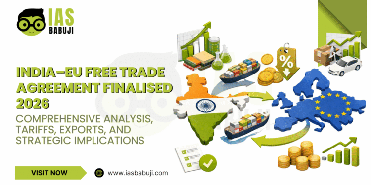 India–EU Free Trade Agreement Finalised 2026 - IAS BABU JI