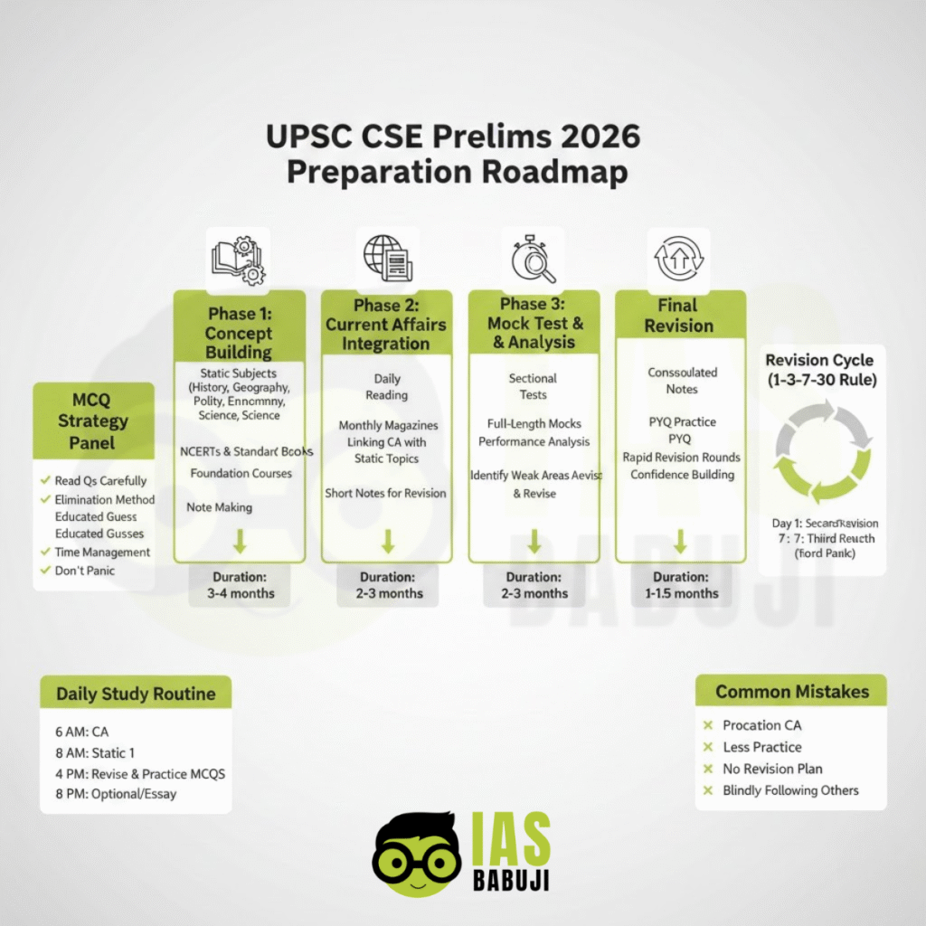 How to Prepare for UPSC Prelims 2026 - IAS BABU JI