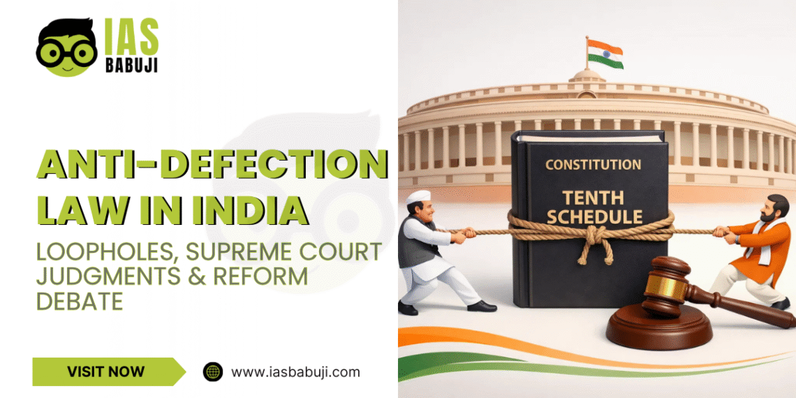 Anti-Defection Law in India - IAS BABU JI